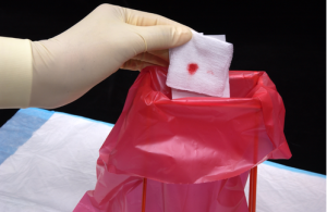 How to Dispose of Materials Contaminated With Blood
